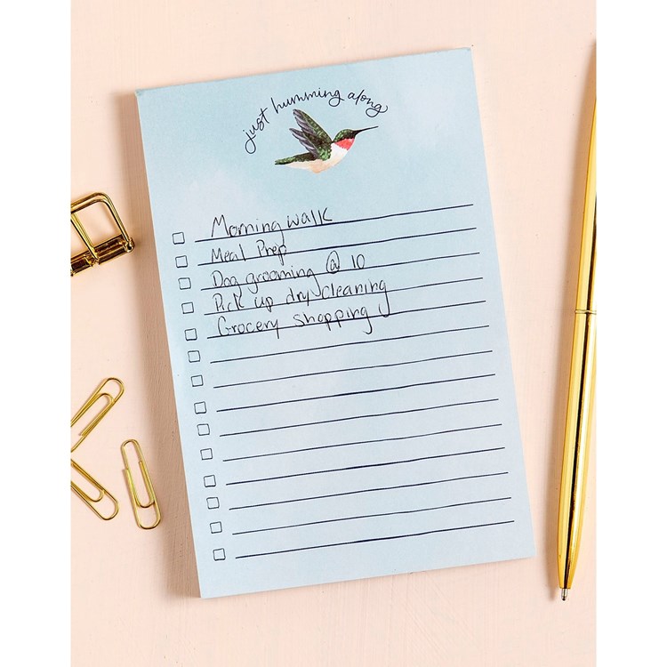 Just Humming Along Notepad | Simblist Group