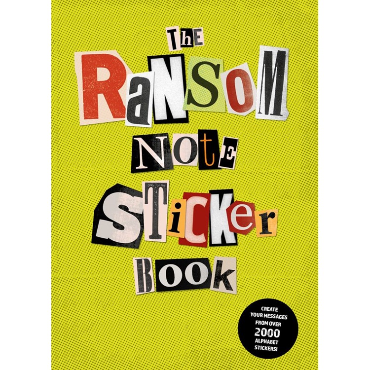 The Ransom Note Sticker Book | Simblist Group