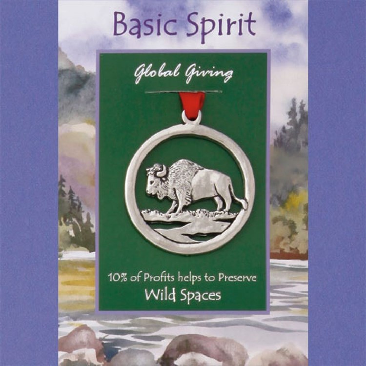 Buffalo Global Giving Ornament (Wild Spaces) | Simblist Group