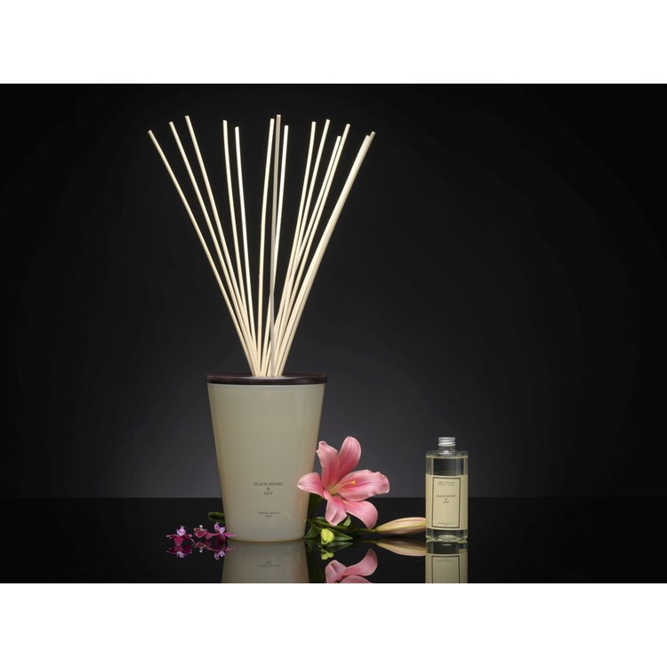 Black Orchid & Lily Ivory 101 fl oz/3000 ml. Premium Reed Diffuser ...