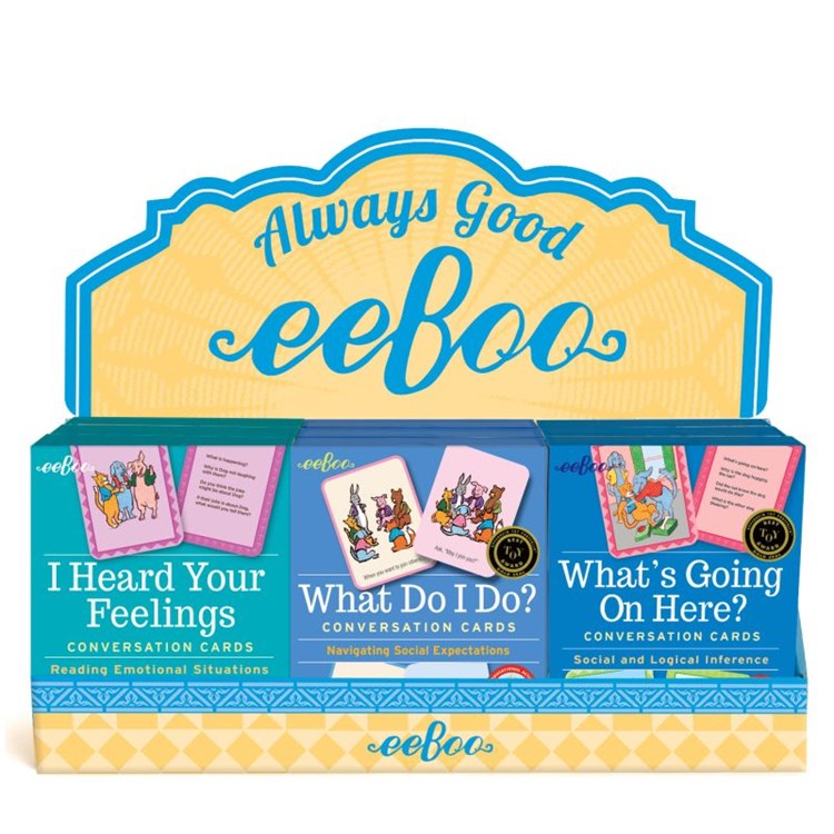 Display for HardBox Flashcards & Conversation Card | Simblist Group