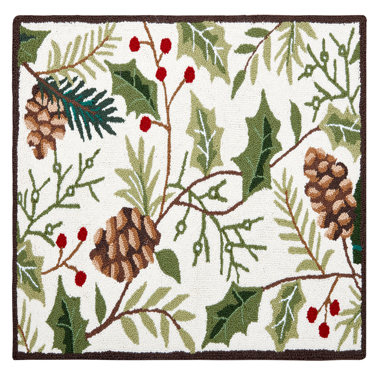 Holiday Foliage Hook Rug | Simblist Group