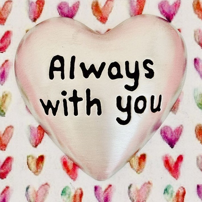 Always With You Small Heart Token | Simblist Group